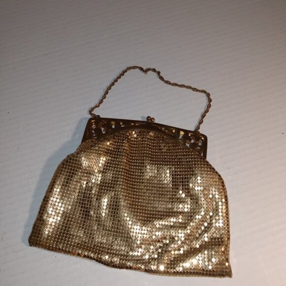 Bags | Vintage Sequence Mesh Small Purse With Metal Chain Strap | Poshmark